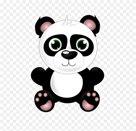 Oso Panda Gigante Beb Grizzly Dibujo Infantil Panda Clipart Flyclipart