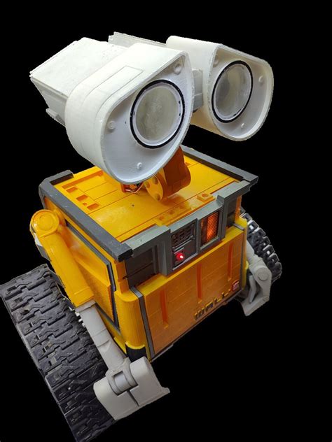 Arduino Controlled 3d Printed Wall E Robot 44cm Tall Bluetooth Enabled Handmade Collectible