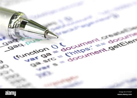 Source Coding Fotos Und Bildmaterial In Hoher Auflösung Alamy