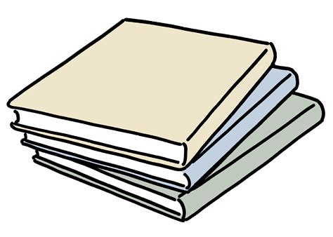 積み重ねた本のシンプルなイラスト｜るみあ