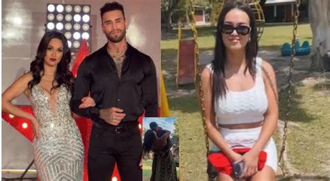 Angie Arizaga Se Da Tiernos Besos Con Jota Benz En Viajecito Familiar En Ica Fotos El Popular