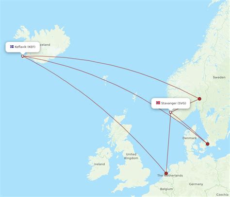 Flights From Reykjavik To Stavanger Kef To Svg Airlines Best Routes Flight Routes