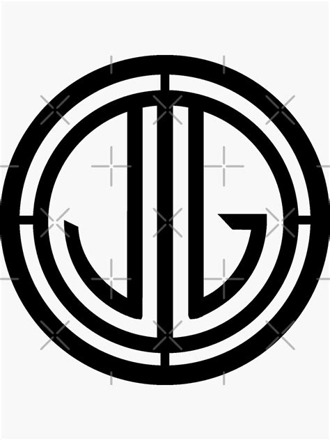 The Great Gatsby Monogram Sticker For Sale By Flowdesigns Redbubble