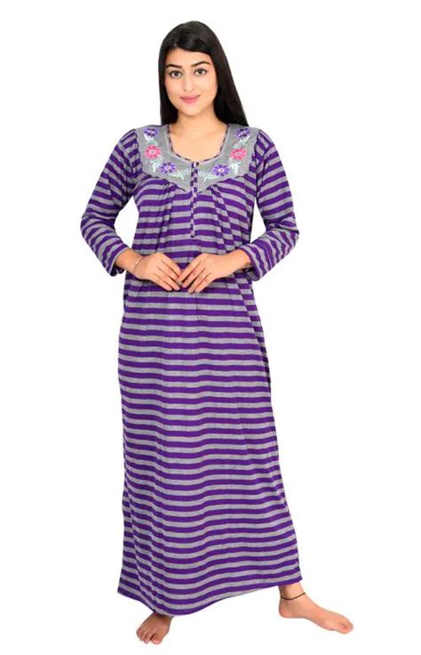 Buy Magnen Womens Woolen Nighty For Winter Nighty For Women Winter
