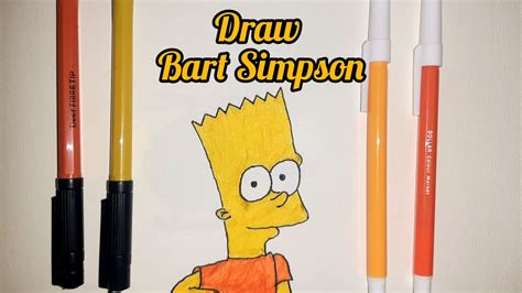 How To Draw Bart Simpson Easy Simpsons Drawing Simpsons Cartoon