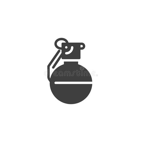 Hand Grenade Vector Icon Stock Vector Illustration Of Explosion