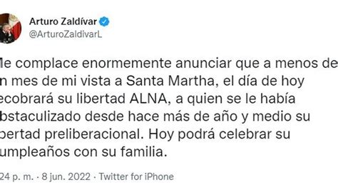 A 30 Días De La Visita Del Ministro Arturo Zaldívar Salió Libre La