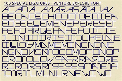 Venture Explore Demo Font Fonts