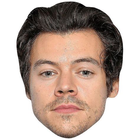 Harry Styles Stubble Big Head Larger Than Life Mask Fruugo Uk