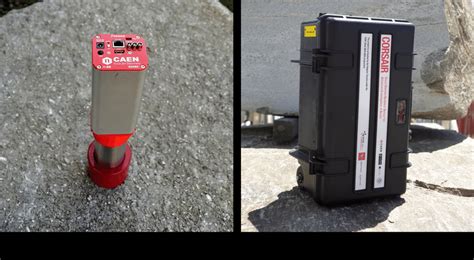 A Photo Of The Shielded Cebr 3 Detector Coupled To The Pmt And To Download Scientific Diagram