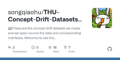 Github Songqiaohuthu Concept Drift Datasets V10 📖these Are The