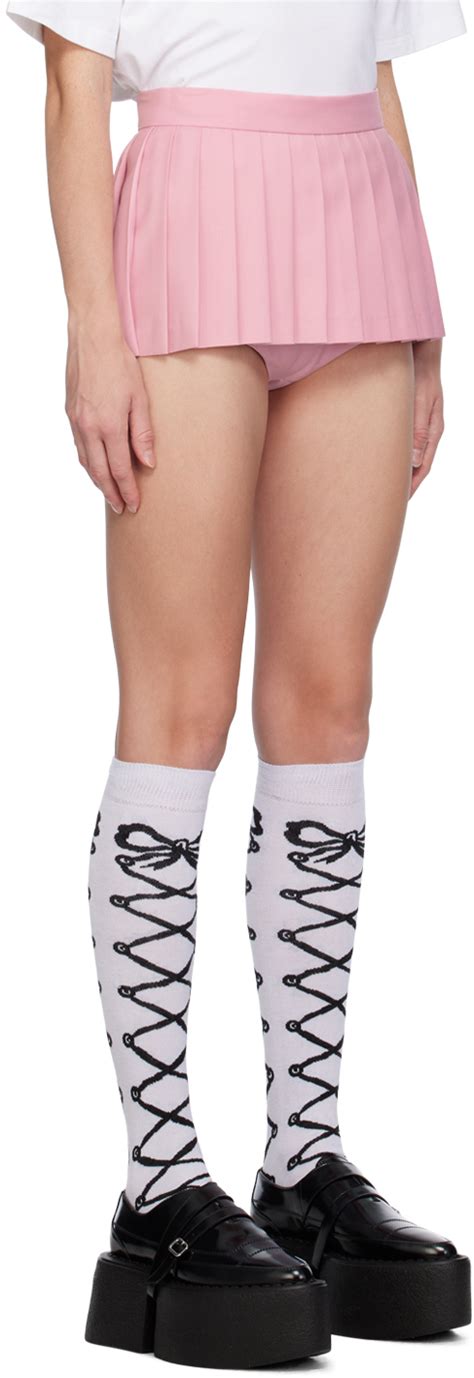 Pushbutton Ssense Exclusive Pink Skort Pushbutton