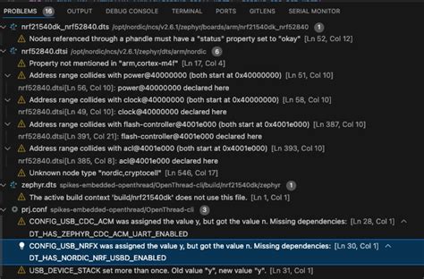 Nrf52840dtsi Address Range Collides With Power40000000 And Clock
