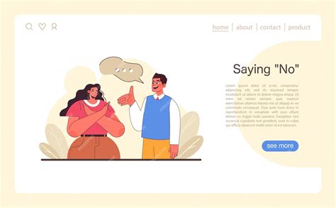 Premium Vector Assertiveness Concept A Woman Demonstrates The Power