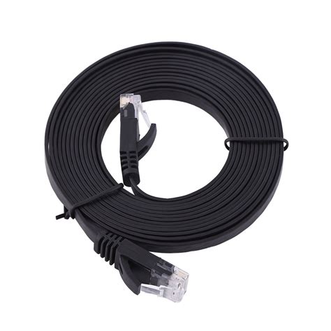 Rj45 Cat6 Ethernet Network Flat Lan Cable Utp Patch Router Cables 1000m