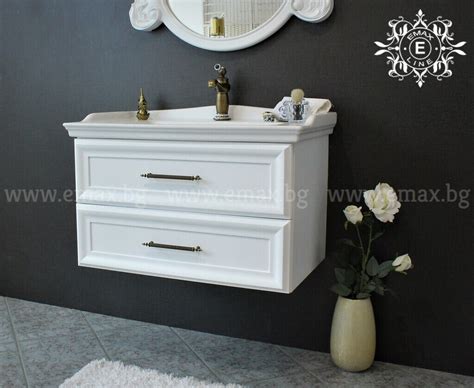 Шкаф с мивка за баня Елеганс Мебели за баня ЕМАКС