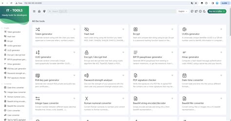 本地搭建适合开发人员的个人工具箱it tools并实现远程使用的详细流程 it tools csdn博客