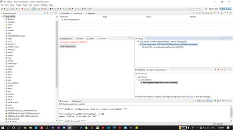 Launchxl F28027f Target Configuration Test Works But Debug Mode