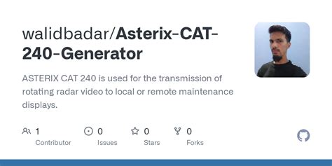 Github Walidbadarasterix Cat 240 Generator Asterix Cat 240 Is Used For The Transmission Of