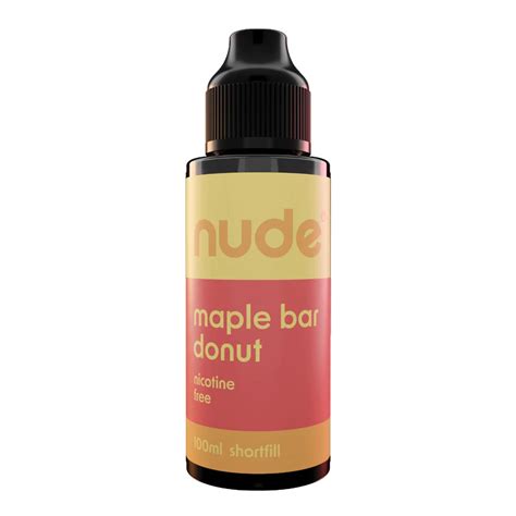 Maple Bar Donut 100ml By Nude Shortfill E Liquid Next Day Delivery