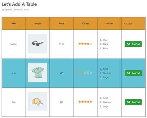 choosing the best wordpress table plugin