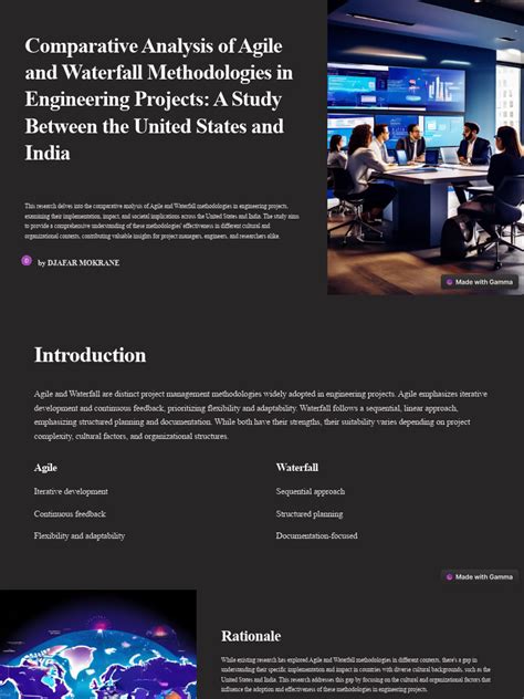 Comparative Analysis Of Agile And Waterfall Methodologies In