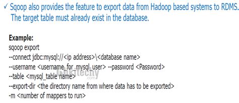 Sqoop Sqoop Export Hdfs To Mysql Apache Sqoop Sqoop Tutorial Sqoop Hadoop By Microsoft