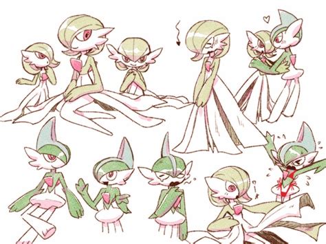 Gardevoir And Gallade Pokemon Drawn By Penpi Danbooru