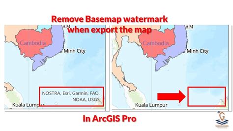 Quicktip Export The Map Without Basemap Watermark In Arcgis Pro