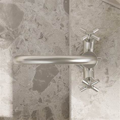 Steinberg Basin Fitting With Pop Up Waste Set Brushed Nickel BN REUTER