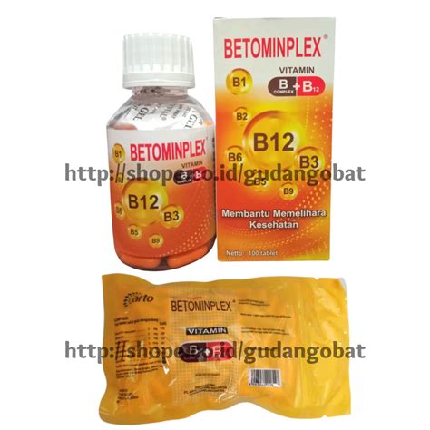Jual Betominplex Vitamin B Complex B12 100 S Botol Betominplex