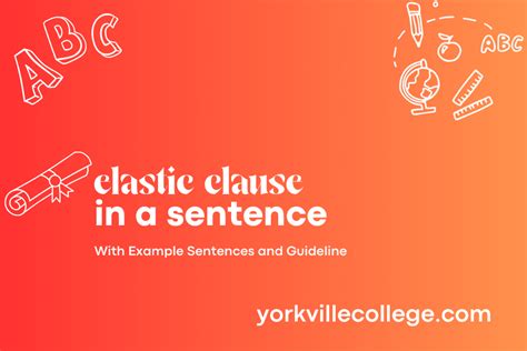 How To Use Elastic Clause In A Sentence Easy Examples