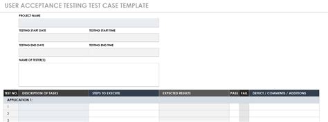 User Acceptance Testing Template Key To Address User Requirements Templates Royalcdkeys