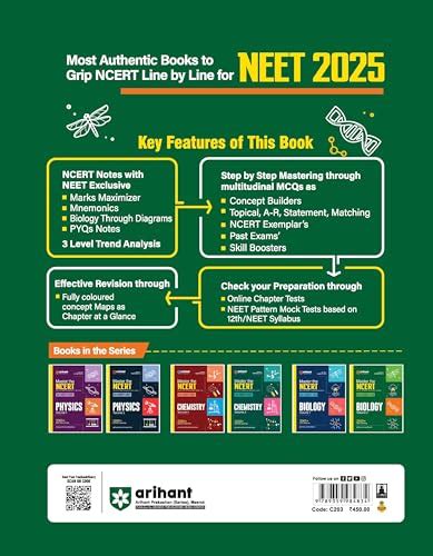 Arihant Master The Ncert For Neet Ug 2025 Biology Volume 2 2000 Mcq