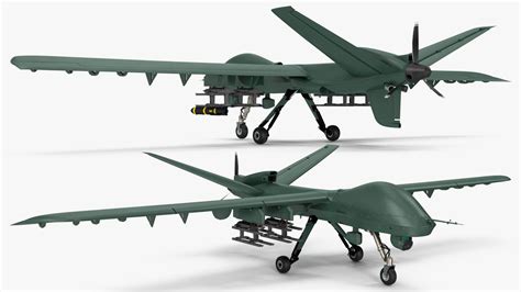 General Atomics Mojave Rigged For Cinema 4d 3d Model 129 C4d Free3d