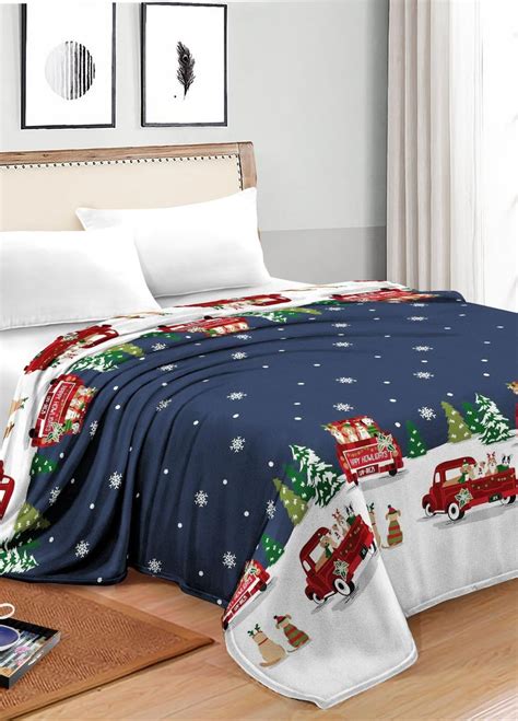 Плед флісовий 160х220 см новорічний С 0067 Sn Bella Villa 270846274 ‣ Ціна 560 грн ‣ Купити