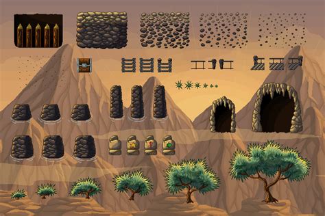 Mountain Platformer Pixel Art Tileset Craftpix Net My XXX Hot Girl