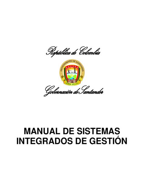 Es Sig Ma 01 Manual Del Sistema Integrado Actualizado 2021 V120 Pdf