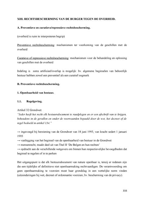 Deel Xii Cursus Grondwettelijk Recht 2021 22 Xiii Rechtsbescherming