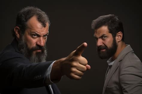 Premium Photo Man Is Pointing His Finger At Himself Expressing A