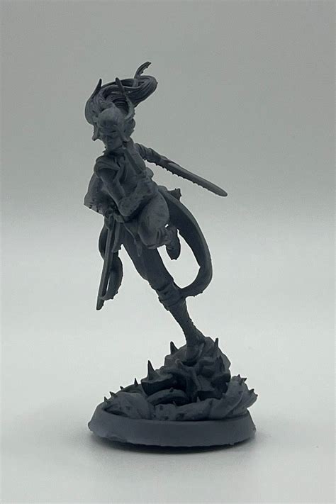 Male Elf Rogue Assassin Running With Sword And Dagger Etsy