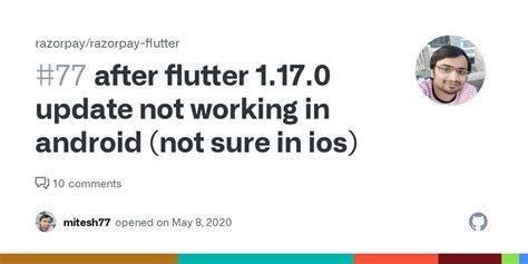 After Flutter 1170 Update Not Working In Android Not Sure In Ios