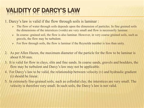 Darcys Law Pptx