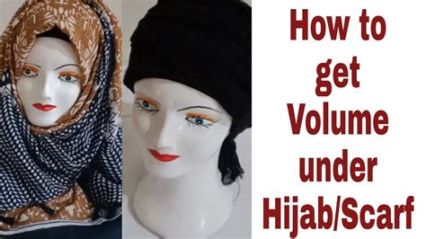 How To Set & Give Volume Under Your Hijab| Inner Hijab Tutorial | Under Hijab Tutorial - YouTube