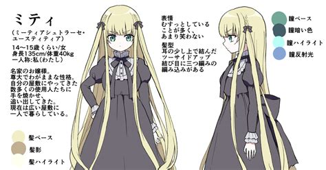 オリジナル セカンド看板娘ミティのキャラシ トマしゅーのイラスト Pixiv