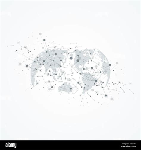 Abstract Cloud Computing Background And Networks Concept With Earth