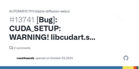 Bug CUDA SETUP WARNING Libcudart So Not Found In Any Environmental