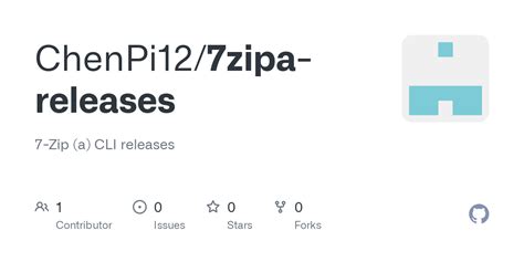 GitHub ChenPi12 7zipa Releases 7 Zip A CLI Releases
