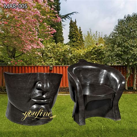 Modern Marble Face Chair For Sale Youfine Art Sculpture