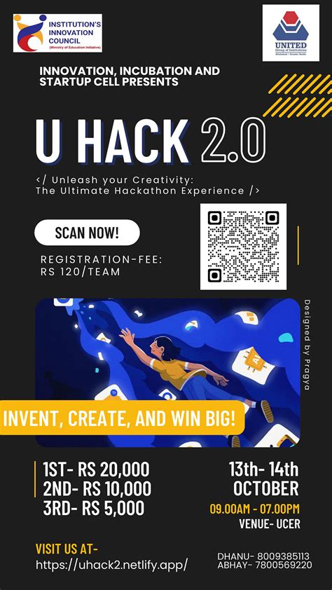 Hackathon Poster By Pragya Srivastava On Dribbble